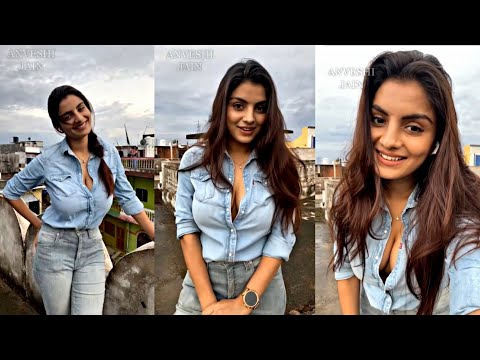 Anveshi Jain Hottest Denim shirt Live 2026🔴 #anveshijain #anveshijainhot #anveshijainlive #insta