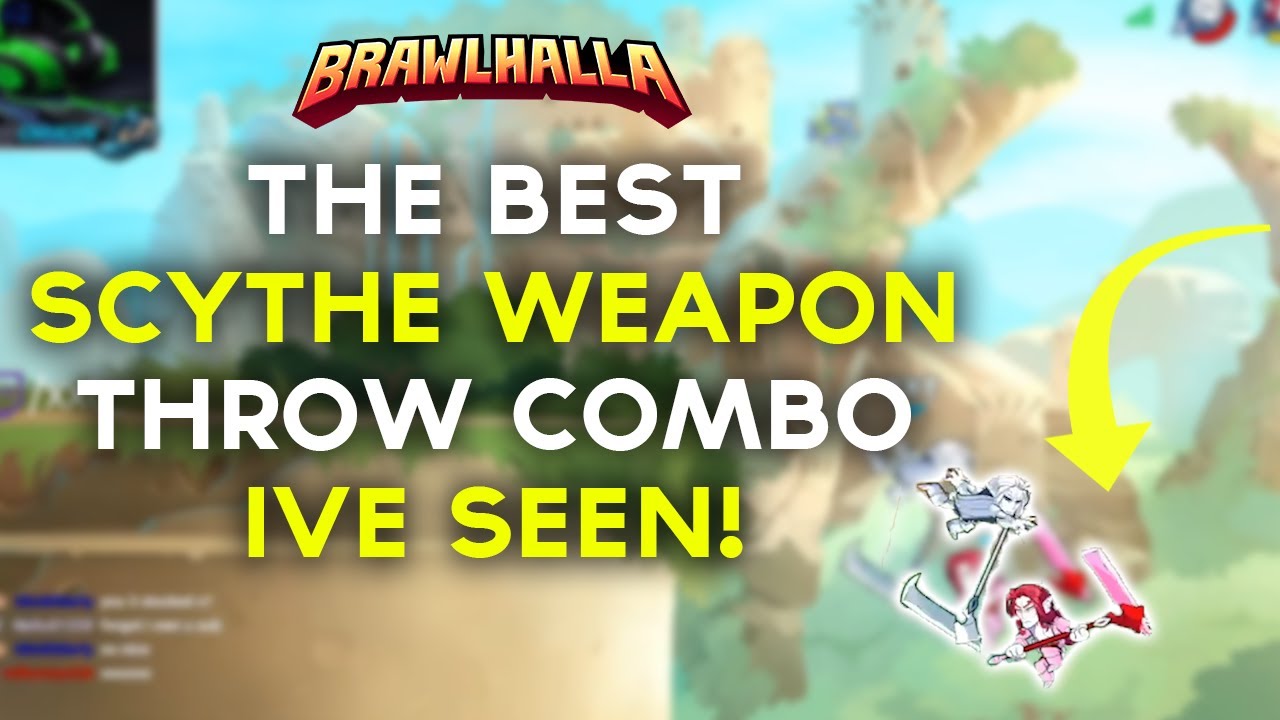 MOST INSANE SCYTHE WEAPON THROW COMBO - Brawlhalla twitch highlights ...
