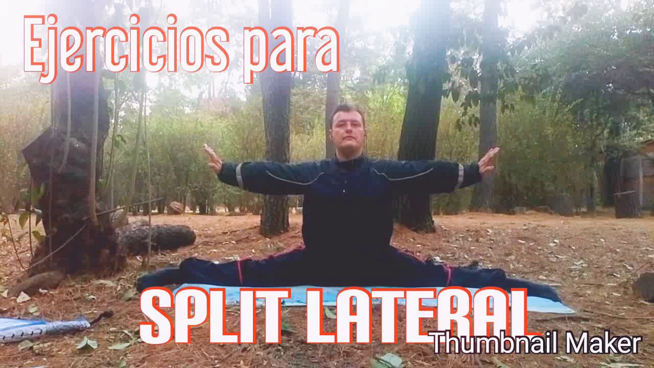 Ejercicios para split lateral - YouTube