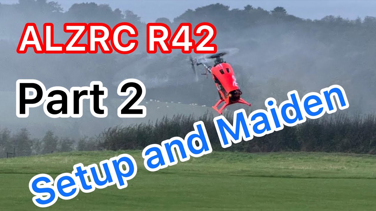 ALZRC R42 RC Helicopter Part 2 / Setup by RC Helicopter Richard and ...