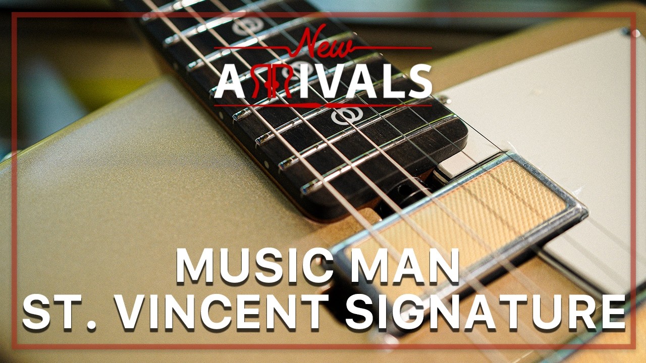 Music Man St. Vincent Signature "Goldie", PRS Wood Library Modern Eagle ...