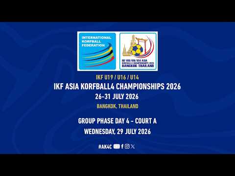 IKF U19/U16/U14 AK4C 2026 | Day 4 - Group Phase - Court A
