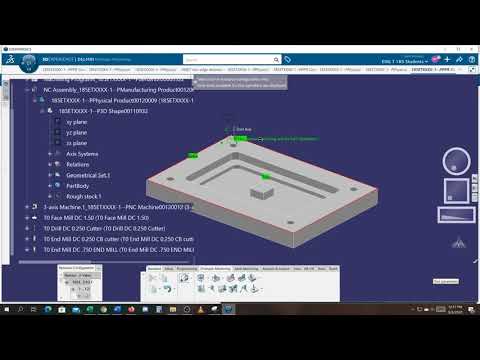 Prismatic Machining multi tools CNC programming CATIA 3D experience ...