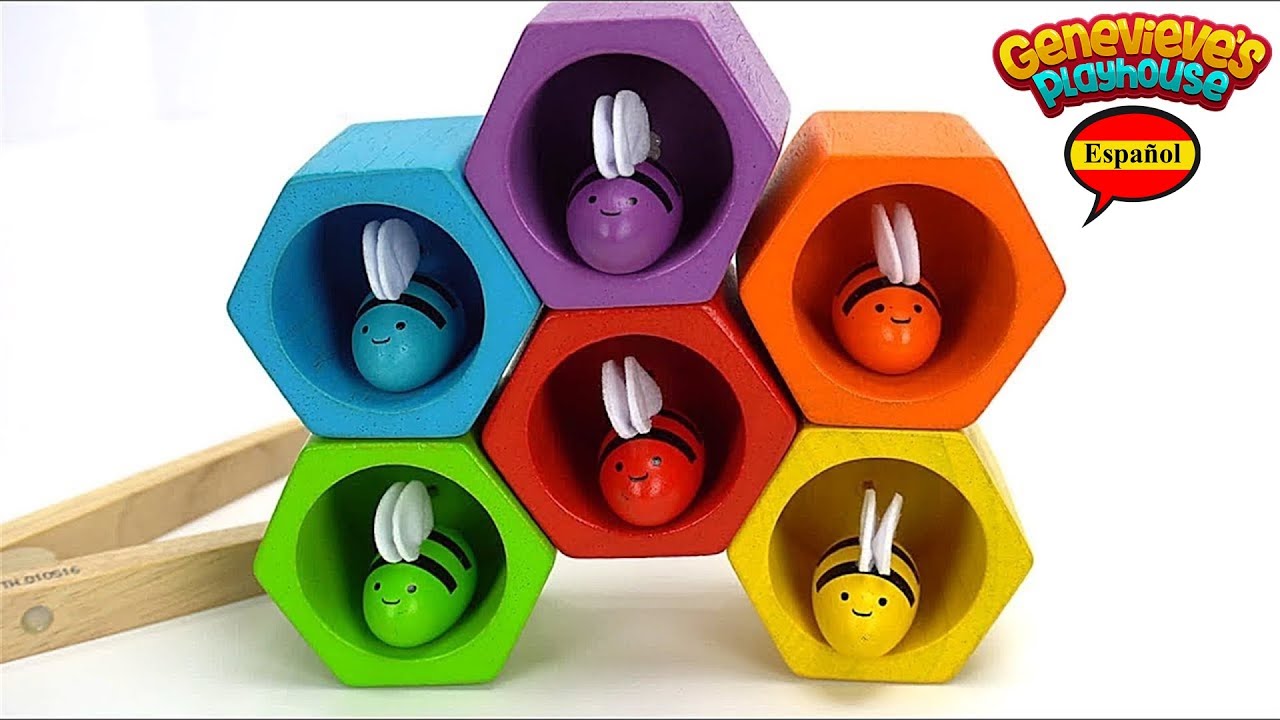 Aprende los Colores con Abejitas de Juguete - YouTube