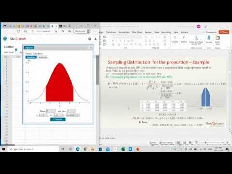 Confidence Intervals in StatCrunch - Known Standard Deviation - YouTube