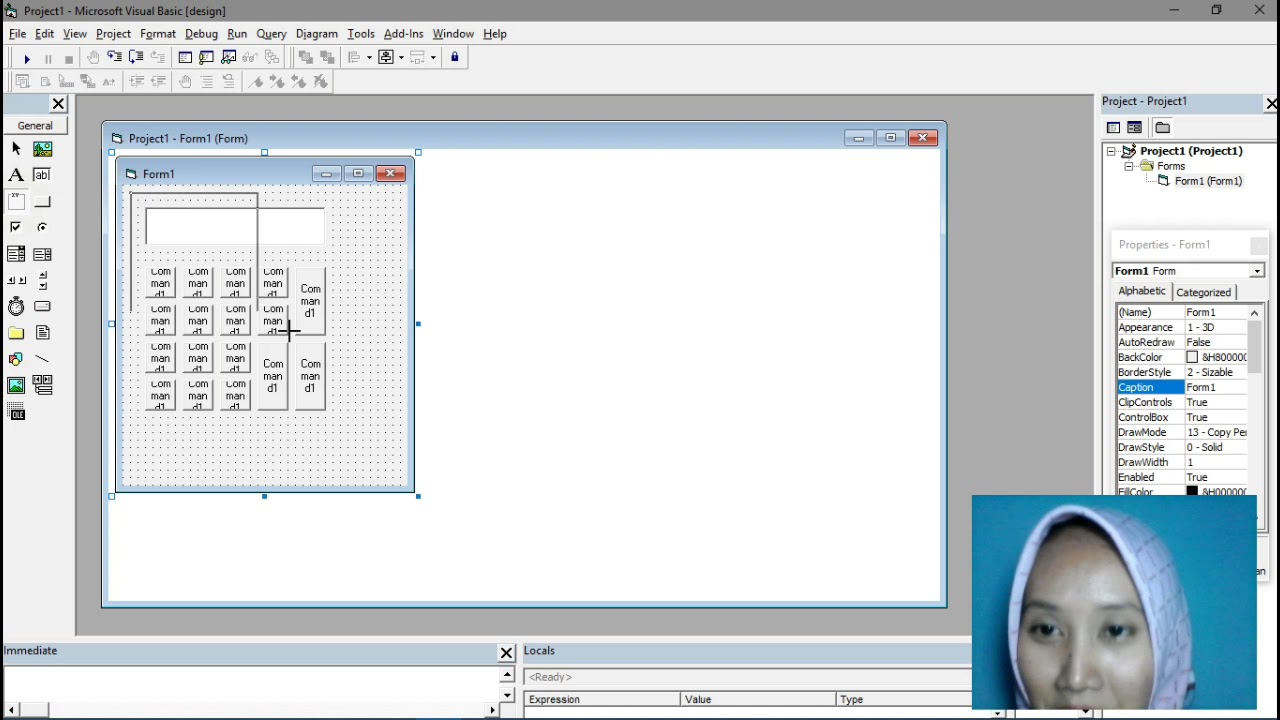 cara membuat kalkulator visual basic - YouTube