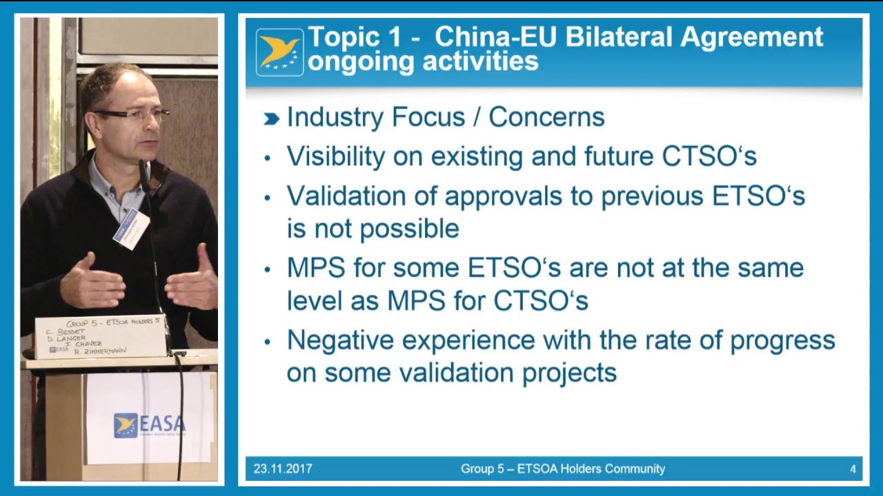 ETSO holders, Non EU DOAs & Conclusion - 2017 Product Certification ...