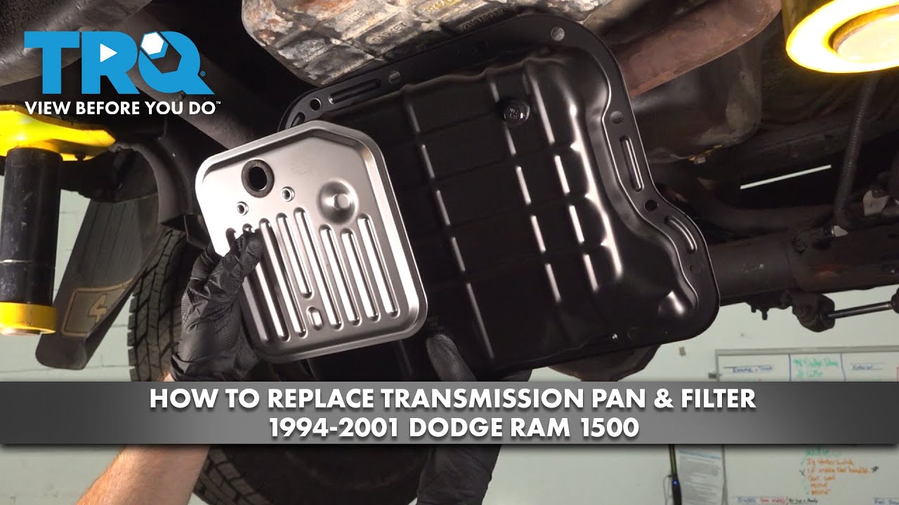 How to Replace Transmission Pan & Filter 1994-2001 Dodge Ram 1500 - YouTube