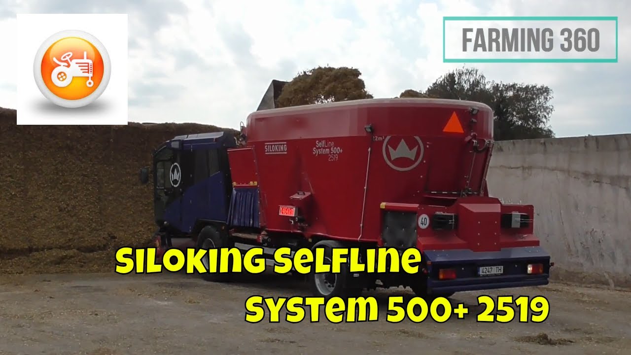 Siloking SelfLine System 500+ 2519 self propelled feeder in action ...