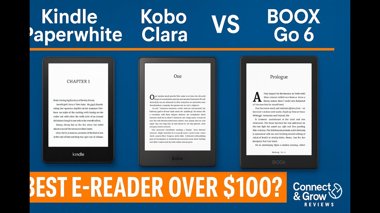 Kindle Paperwhite vs Kobo Clara vs Boox Go 6 (2025) | Best E-Reader ...