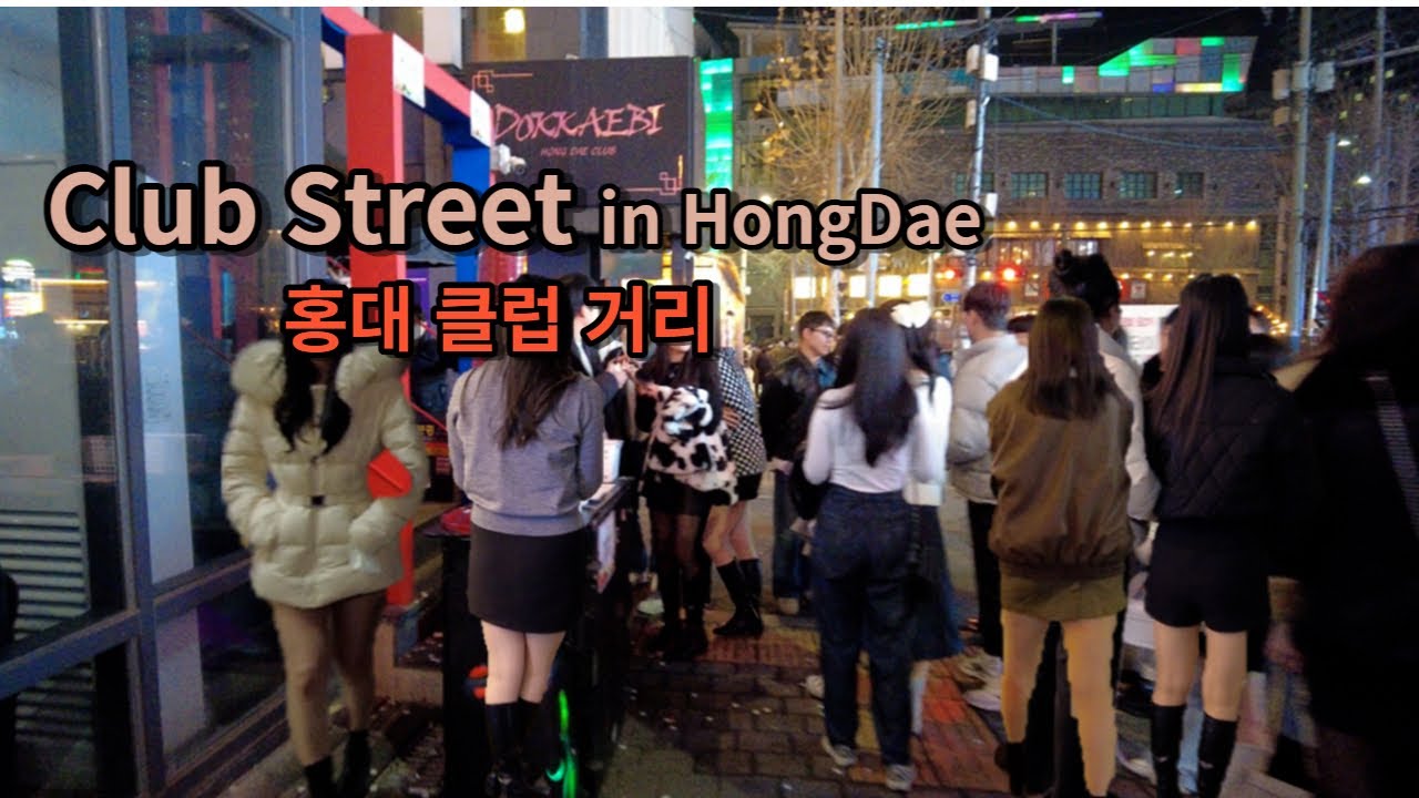[4K]🔥Friday Night, Walking in Hongdae Club Streets - Nightlife ...