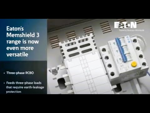 Eaton - Three phase RCBO for Memshield 3 - YouTube