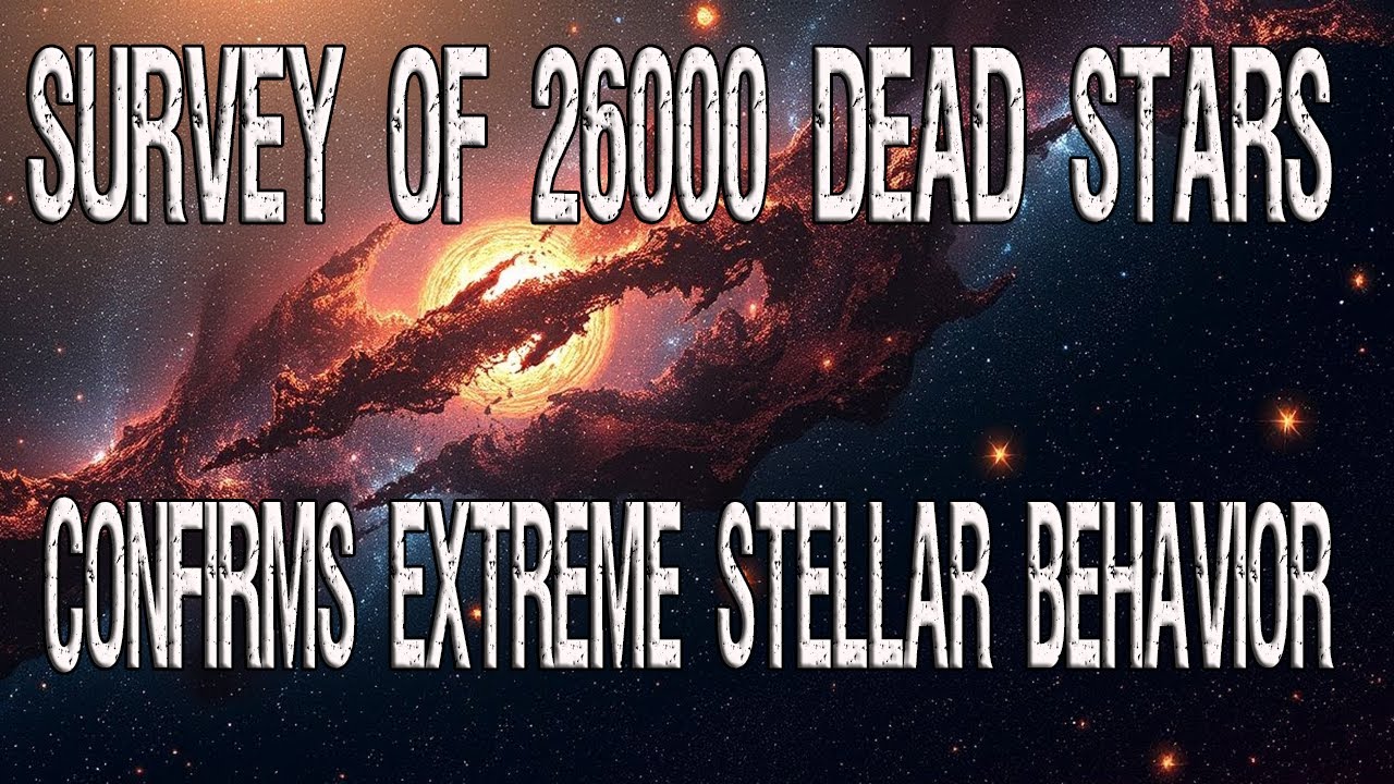 🌟 26,000 Dead Stars Reveal Shocking Secrets of Extreme Stellar Behavior ...