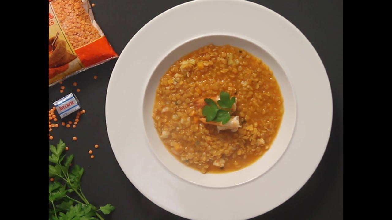 Thjerreza me karkaleca - Red lentils with shrimps - YouTube