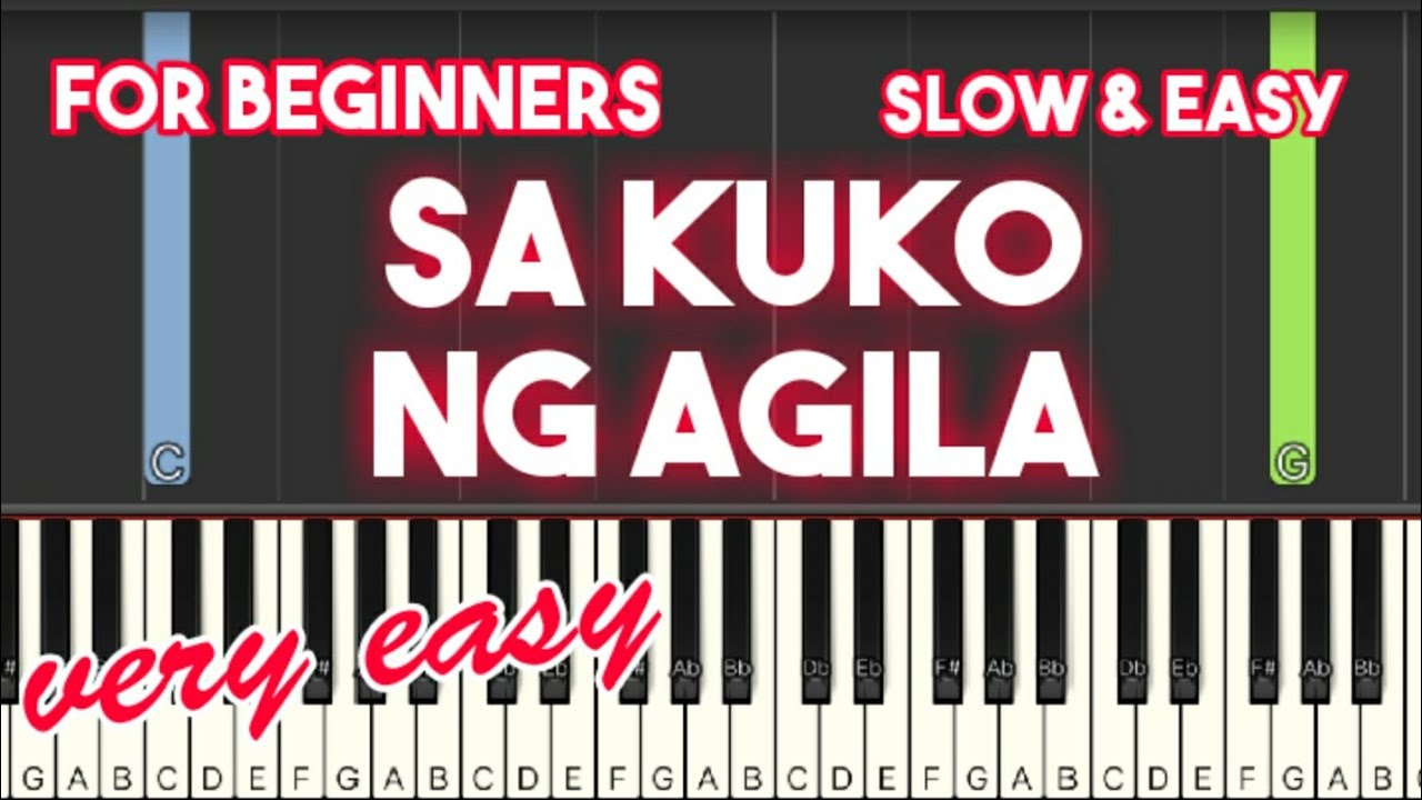 Sa kuko ng agila - Freddie Aguilar | Easy Piano Acordes - Chordify