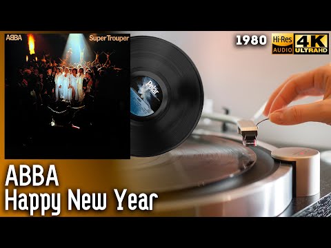 ABBA  - Happy New Year, 1980, Vinyl video 4K, 24bit/96kHz