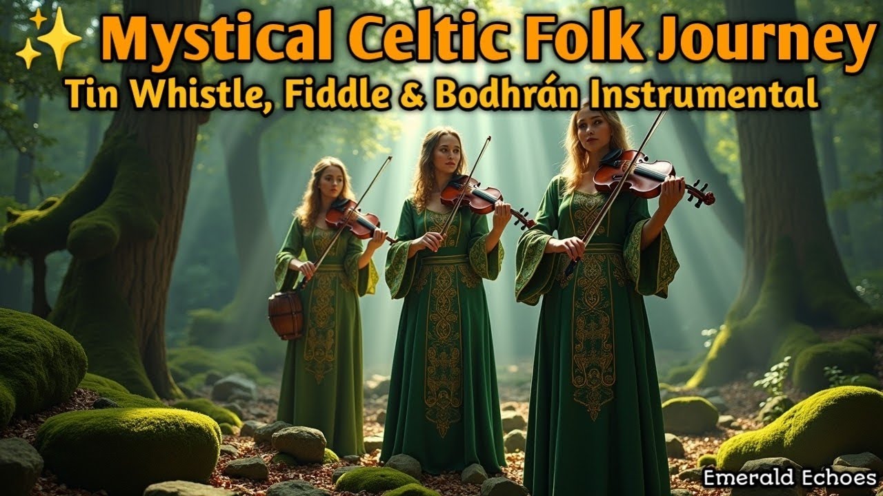 Mystical Celtic Folk Journey | Tin Whistle, Fiddle & Bodhrán ...