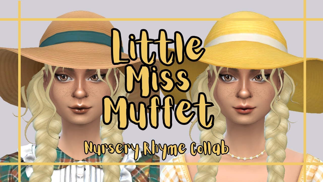 🤎 Little Miss Muffet - Nursery Rhyme Collab // Sims 4 + CC // Create A ...