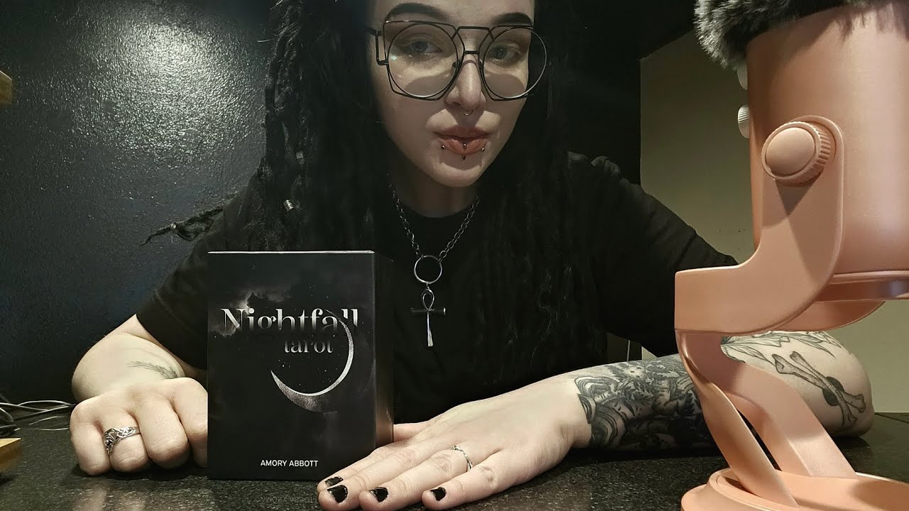 ASMR Nightfall Tarot Demonstration - YouTube
