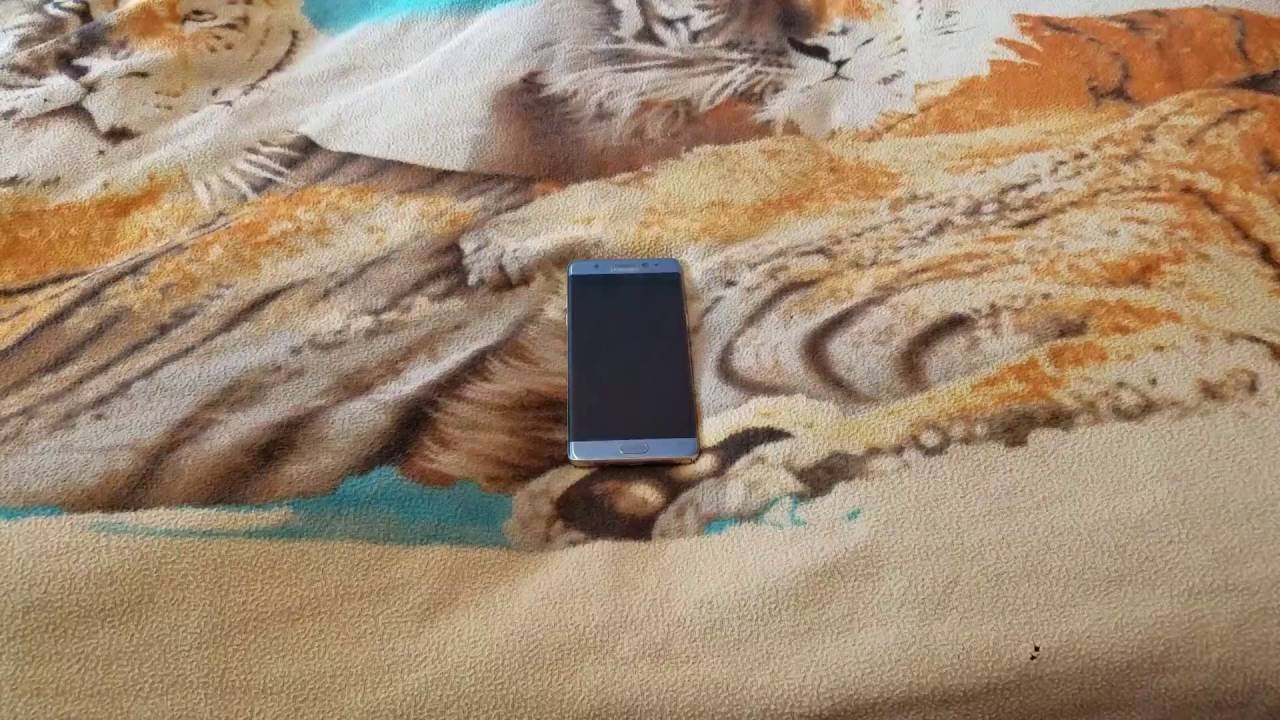 recall on samsung galaxy note 7 catching fire due to battery - YouTube