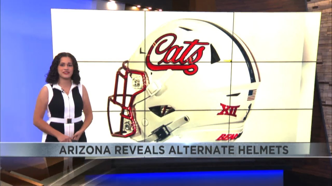 Arizona Football reveals new alternate helmets - YouTube