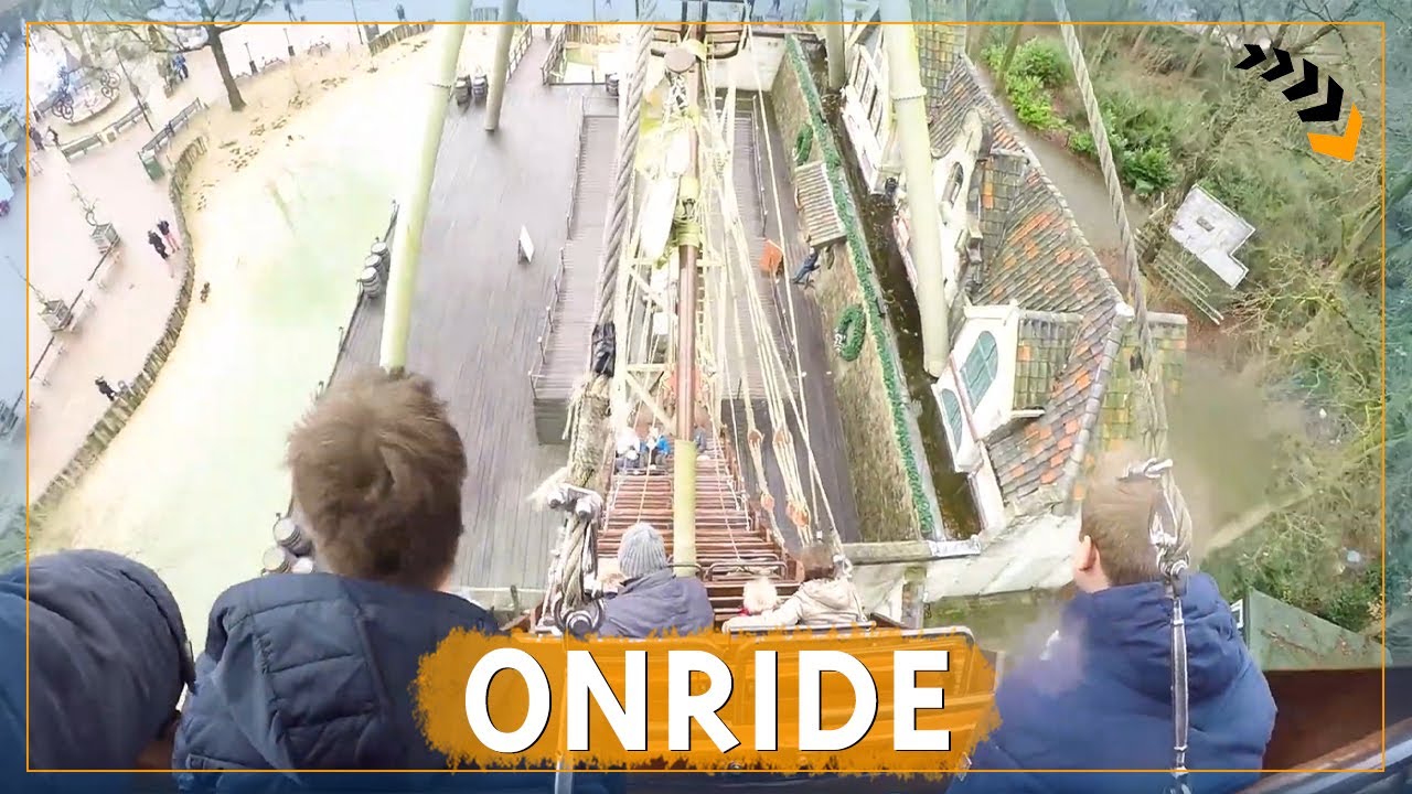 Halve Maen - Efteling | Intamin | Pirate Boat | POV - YouTube