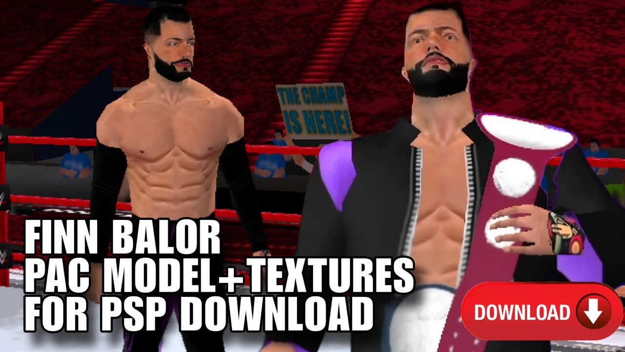 FINN BALOR PAC MODEL + TEXTURES FOR PSP DOWNLOAD - YouTube