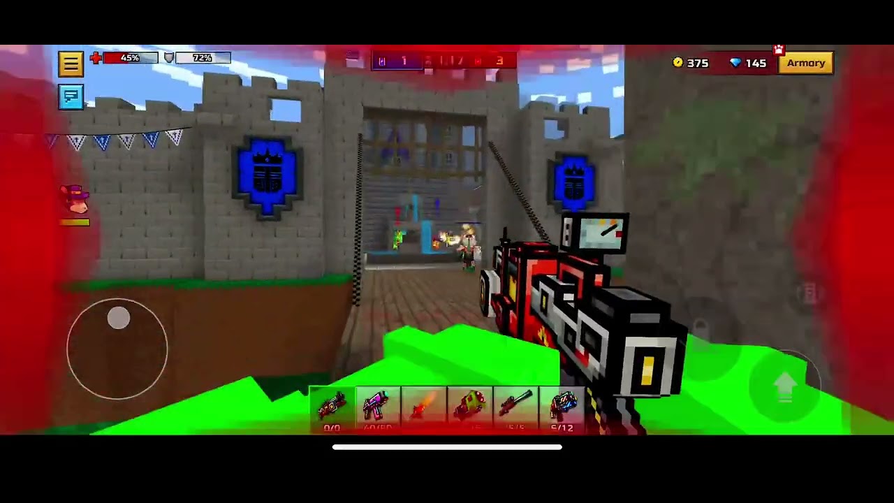 Pixel Gun 3D two castles tournament again again - YouTube