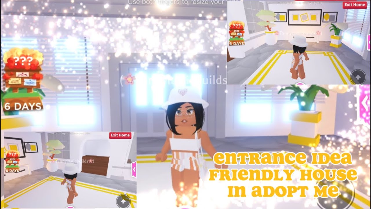 Entrance Idea, Friendly House in Adopt Me - YouTube