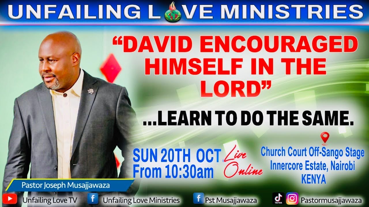 “DAVID ENCOURAGED HIMSELF IN THE LORD, LEARN TO DO THE SAME”: Pastor ...