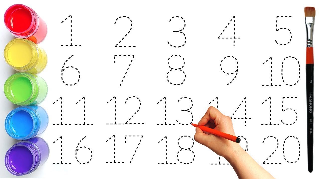 123456789 | 1 to 100 | counting numbers | numeric song | 12345678910 ...