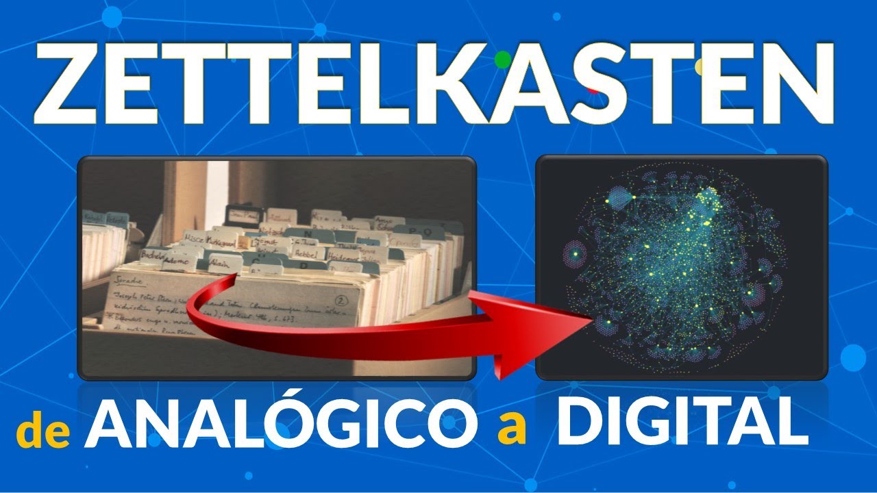 Método ZETTELKASTEN de ANALÓGICO a DIGITAL | Cómo adaptar los tipos de ...