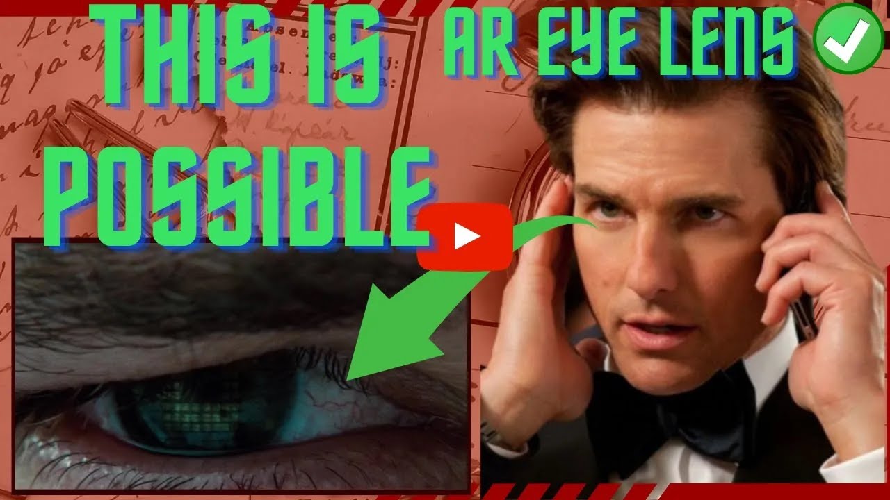 AI Contact Lenses with Augmented Reality EYEWEAR TECH - YouTube