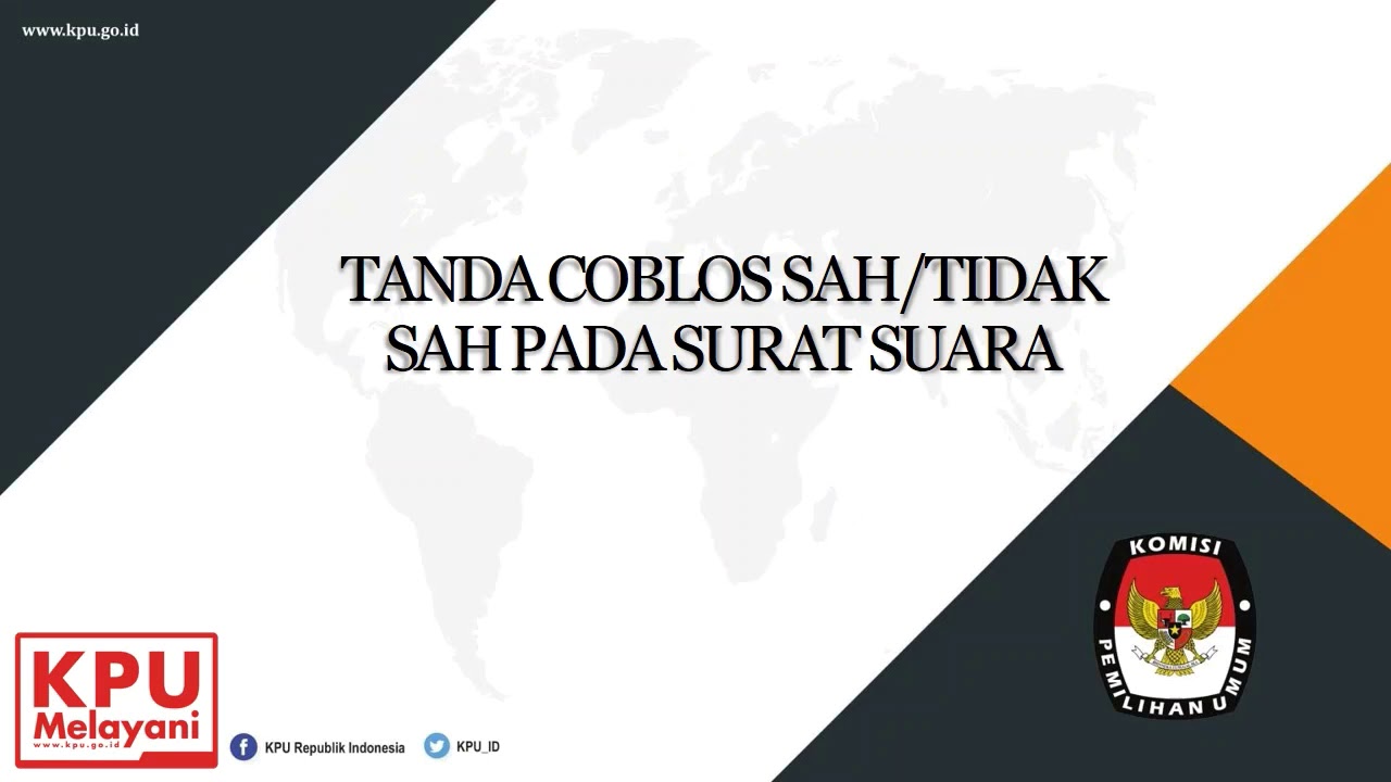 Tanda Coblos Pada Surat Suara Pemilu Tahun 2019 - YouTube