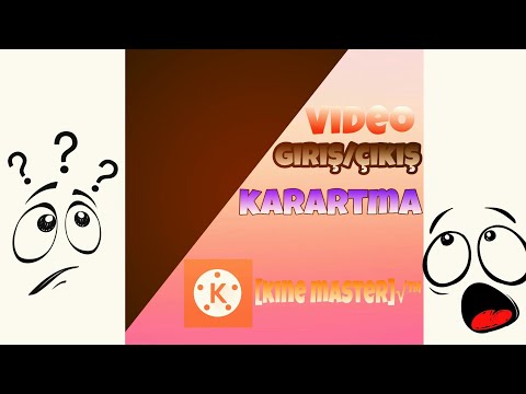 Video giriş/çıkış karartma   [kine master]√™