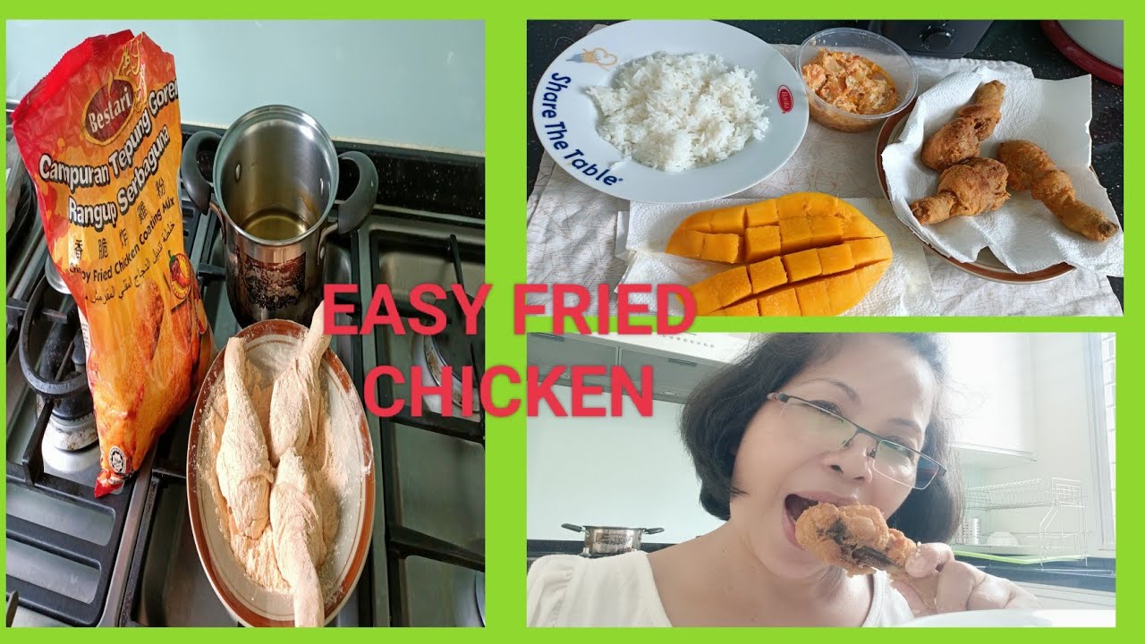 FRIED CHICKEN PABORITONG ULAM NG OFW - YouTube