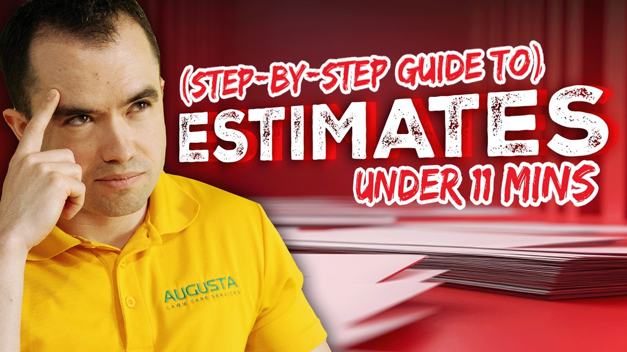 Everything I Know from Doing Thousands of Estimates - YouTube