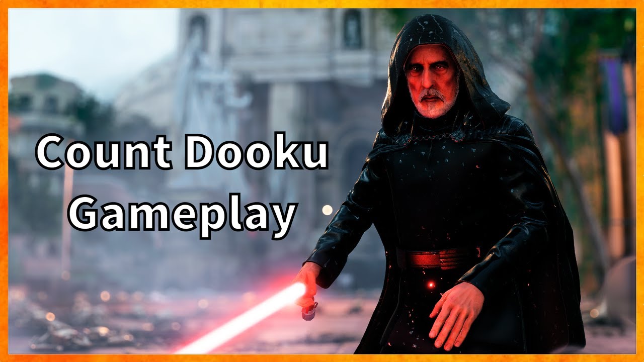 Count Dooku Gameplay Star Wars Battlefront 2 - YouTube