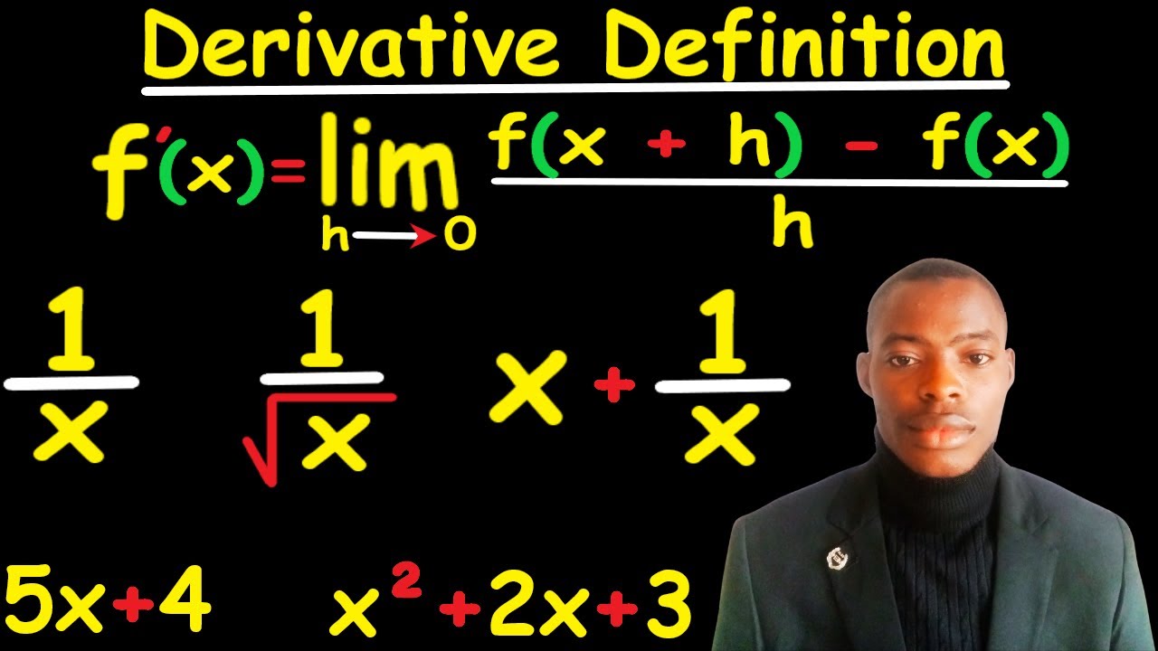 DEFINITION OF DERIVATIVE || DERIVATIVE FROM FIRST PRINCIPLE - YouTube