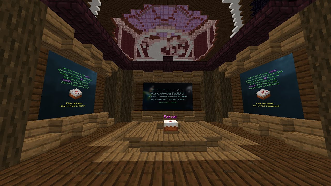 Fast Lunar 5 year anniversary sever cake hunt all cakes locations - YouTube