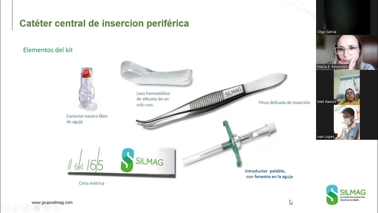 Capacitación virtual Catéter Central de Inserción Periférica PICC - YouTube