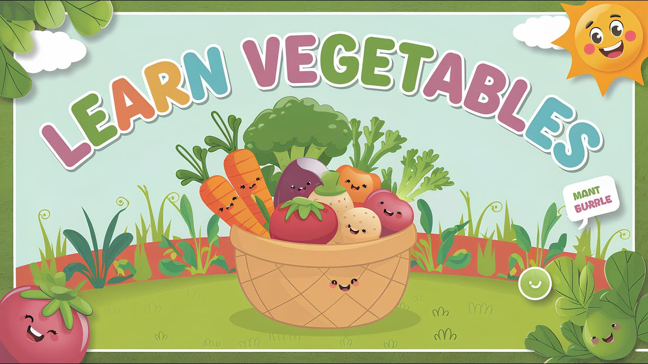 Learn Vegetables for Kids | Fun and Educational English Lesson for ...