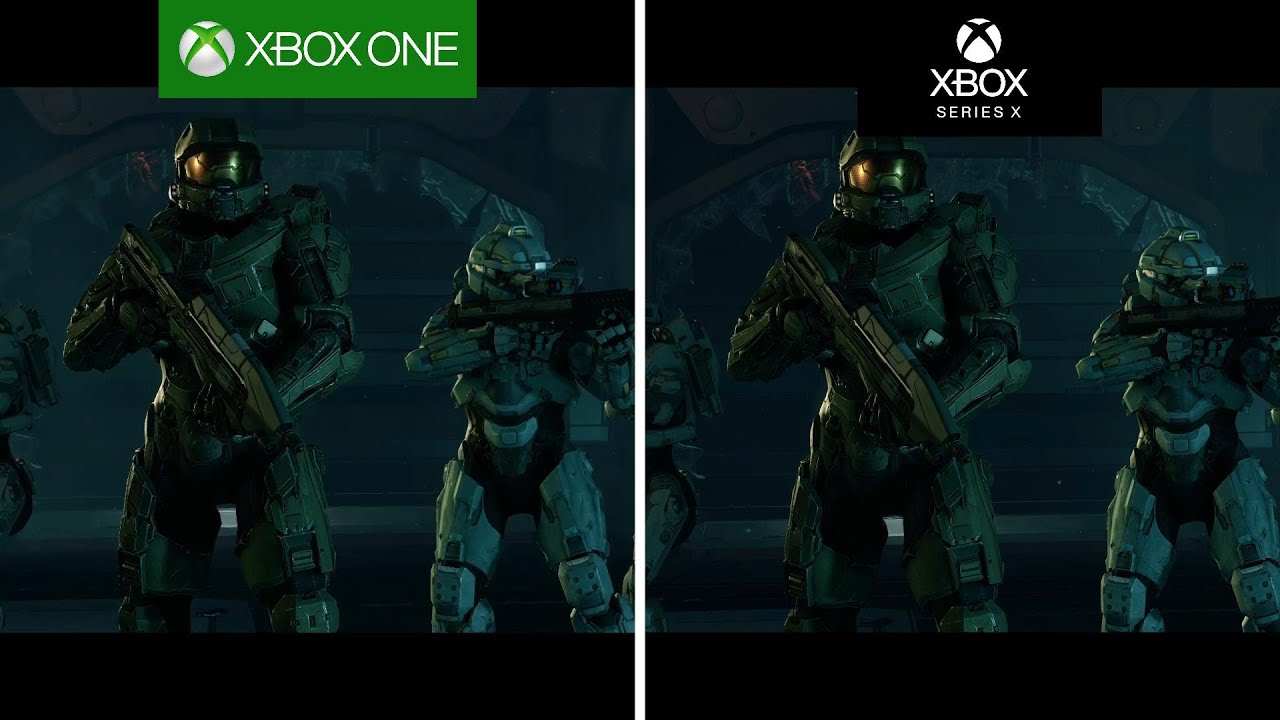 Halo 5 XBOX ONE FAT VS XBOX SERIES X Graphics Comparison / Comparativa ...