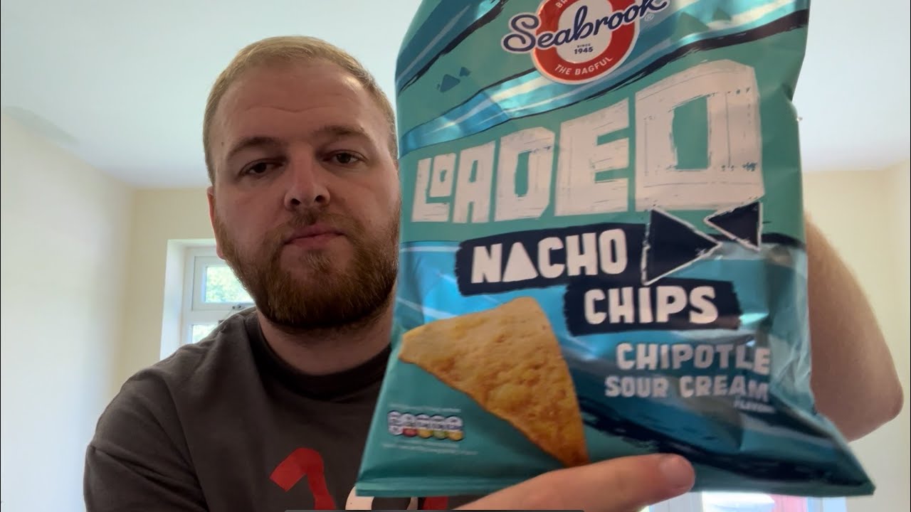 Seabrook Chipotle Sour Cream Flavour Nacho Chips - Review - YouTube