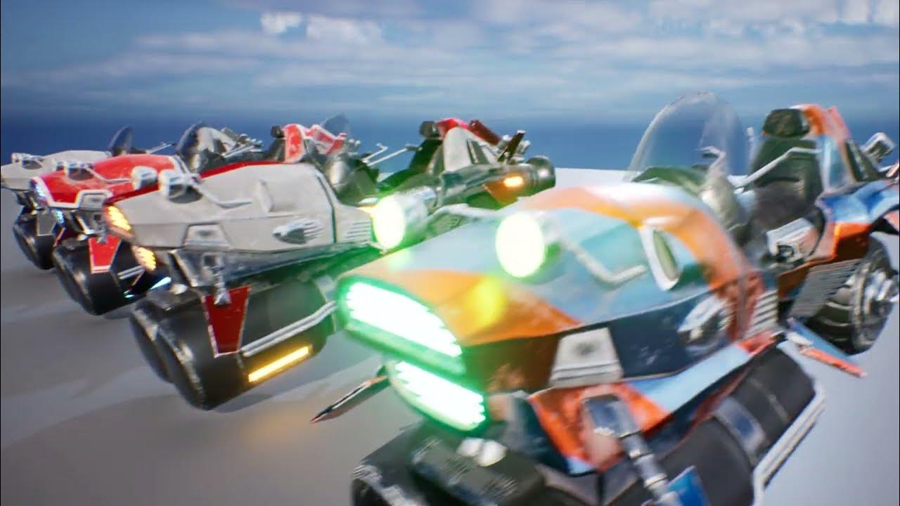 Hover Bike Unreal Customization - YouTube