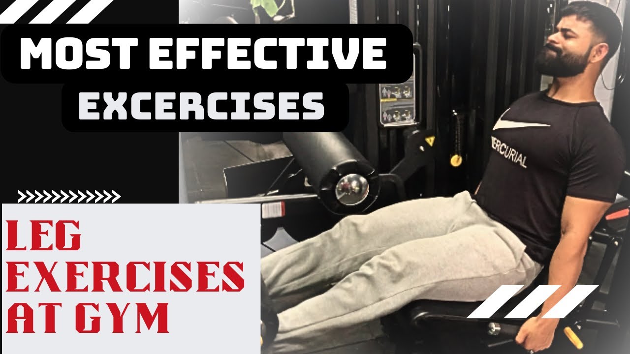 Most effective leg workout at gym / leg exercises at gym #legworkout ...