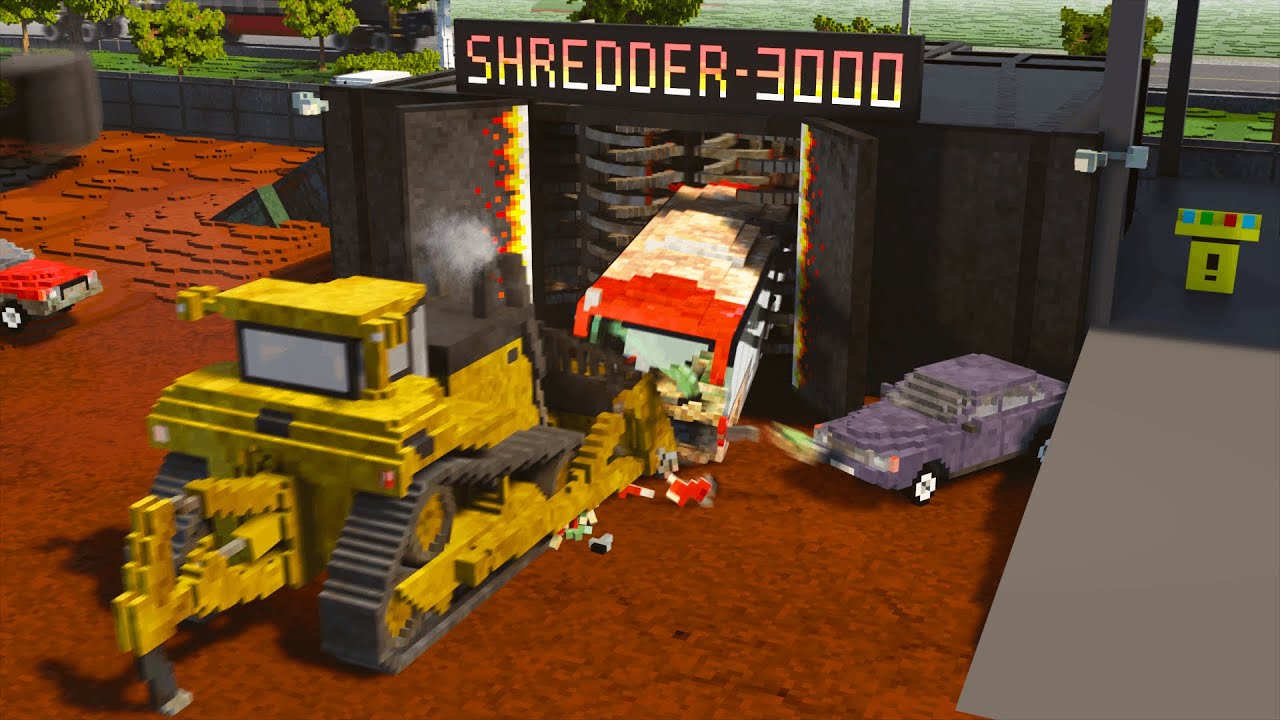 SHREDDER - 3000 Destroys Сars 🚗 Teardown - YouTube
