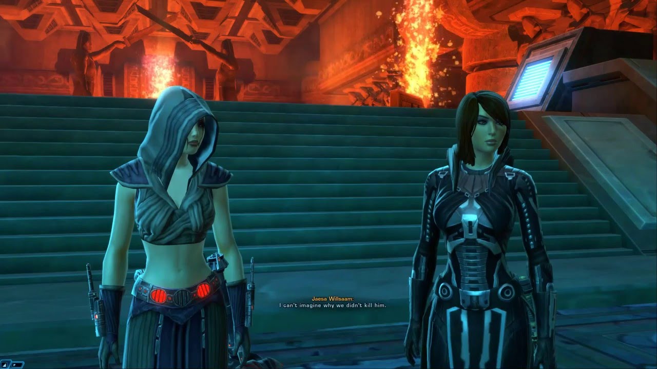 SWTOR: Female Sith Warrior Story Part 10: Belsavis - YouTube