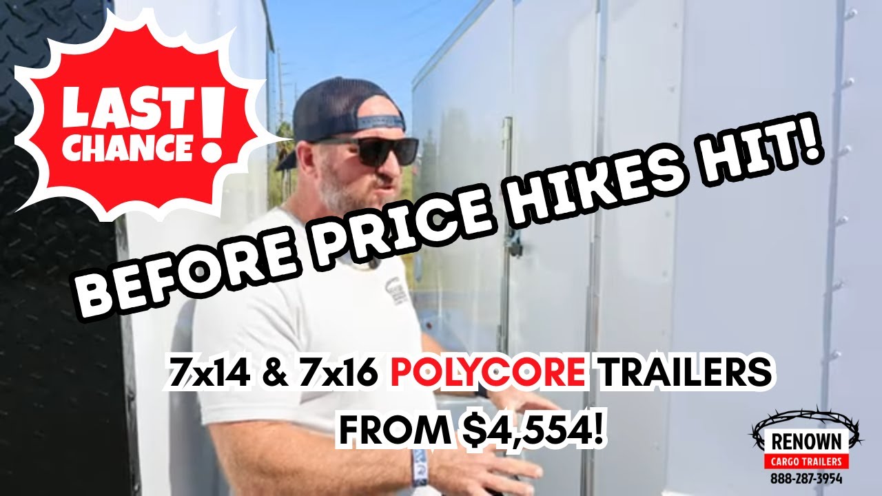 🔥 POLYCORE Trailer Deals You Can’t Miss! 7x14 & 7x16's Loaded w ...