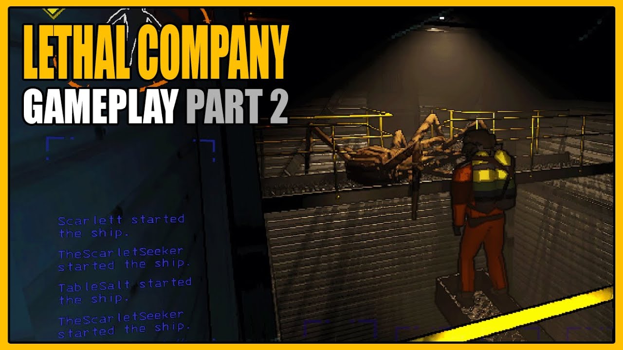 Lethal Company | Gameplay Part 2 - Arachnophobia - YouTube